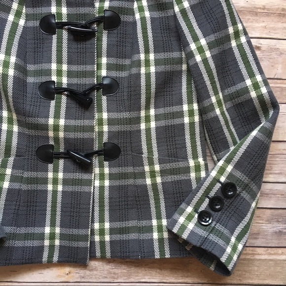 The Limited | Jackets & Coats | The Limited Plaid Toggle Jacket | Poshmark